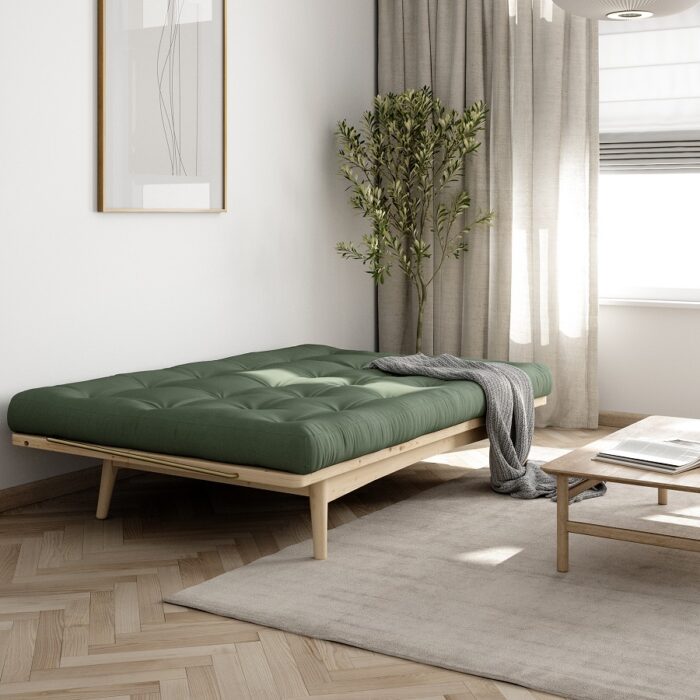 Folk Sovesofa Fra Karup Design i Massiv FSC Fyrretræ | Japandi