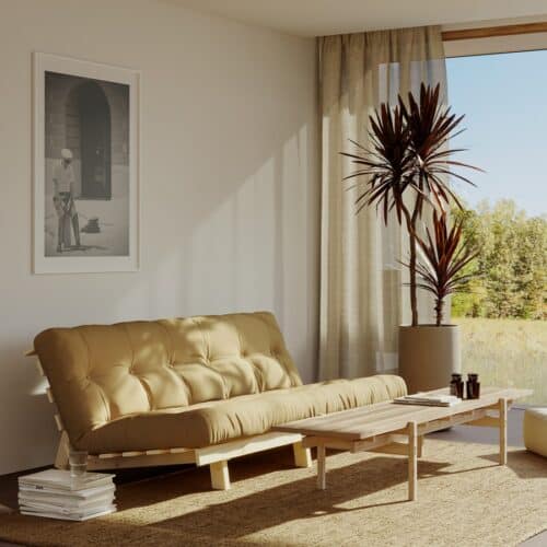 Lean Sovesofa Fra Karup Design i FSC Fyrretræ | 100% Japandi ♻