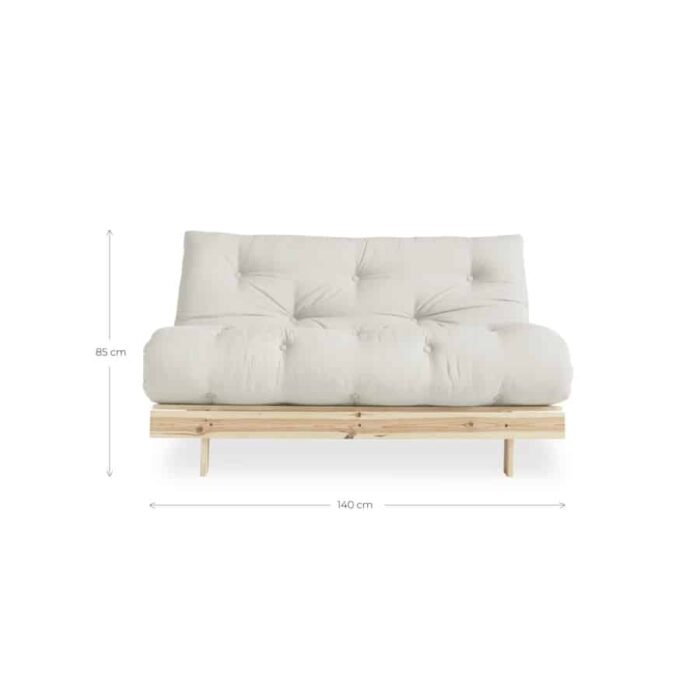 Roots 140 Sovesofa Fra Karup Design i FSC Fyrretræ | Japandi ♻