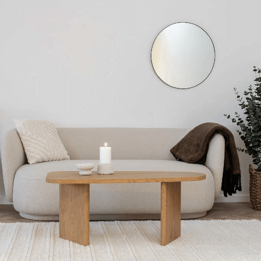 Melo Sofabord i Natur med Træben fra House Nordic | Uniquebeds
