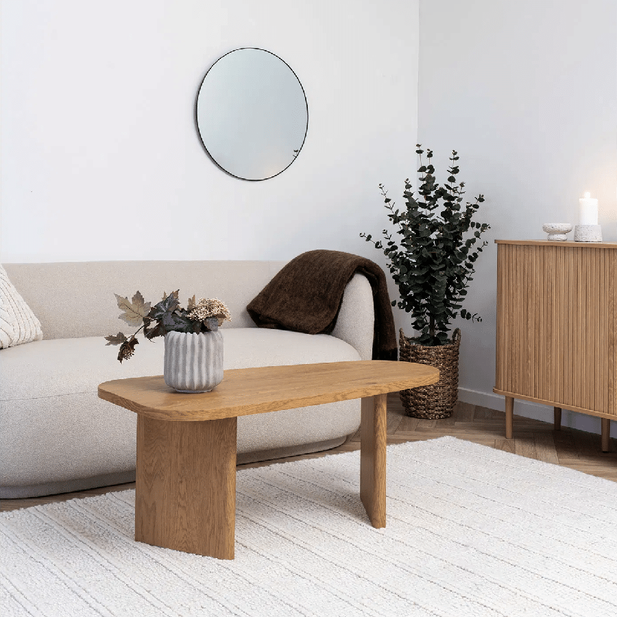 Melo Sofabord i Natur med Træben fra House Nordic | Uniquebeds